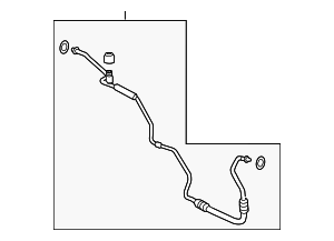 2015-2016 GM Air Conditioning Compressor Hose 23199182 | Shop Matick ...