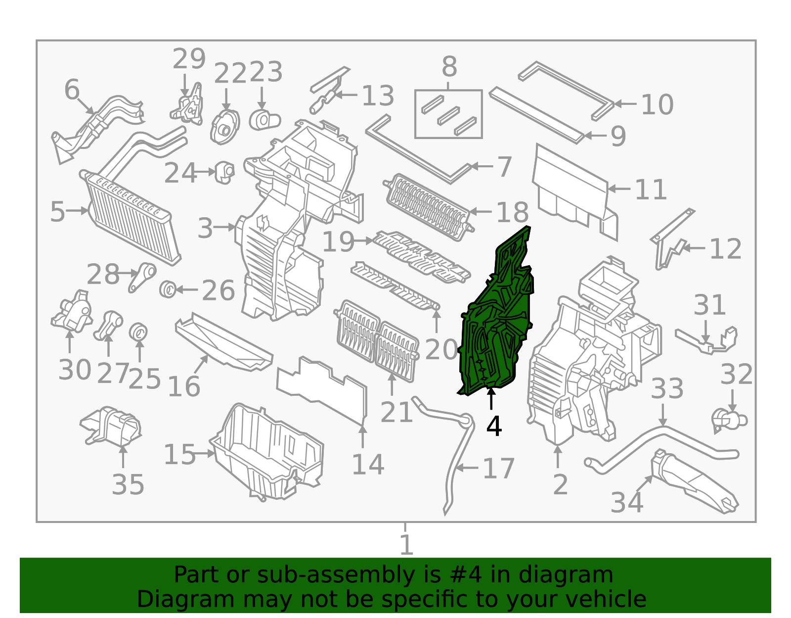 97206-A9000 - Case Assembly 2015-2021 Kia Sedona | Kia.Parts Store