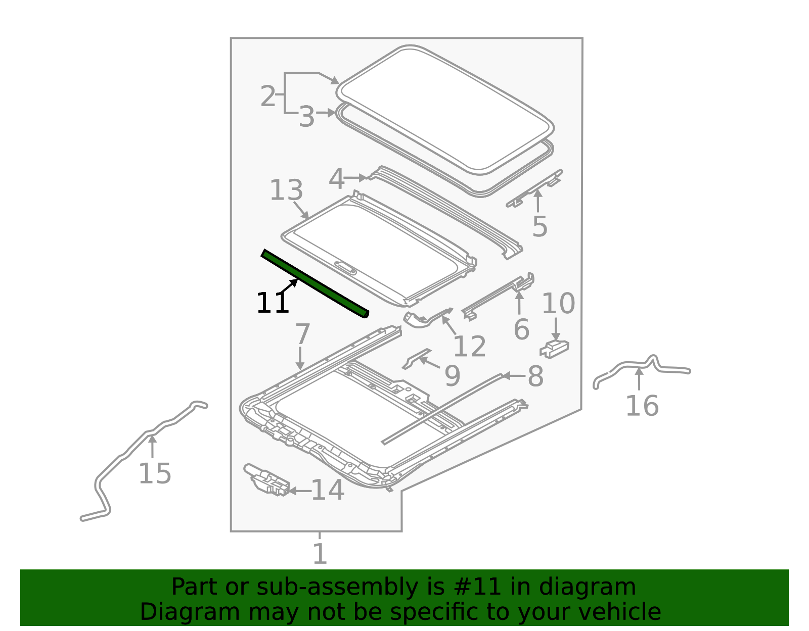 2014-2018 Kia Deflector 81641-0U000 | QuirkParts