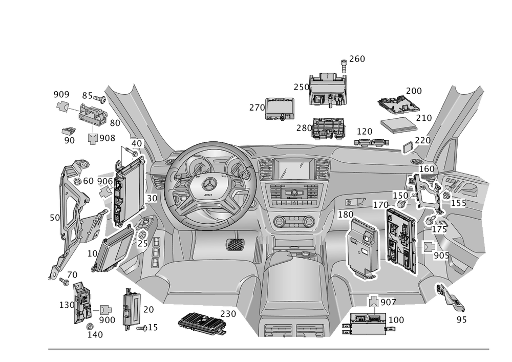 1954-2019 Mercedes-Benz Control Unit 000-900-46-01 | Mercedes-Benz Parts