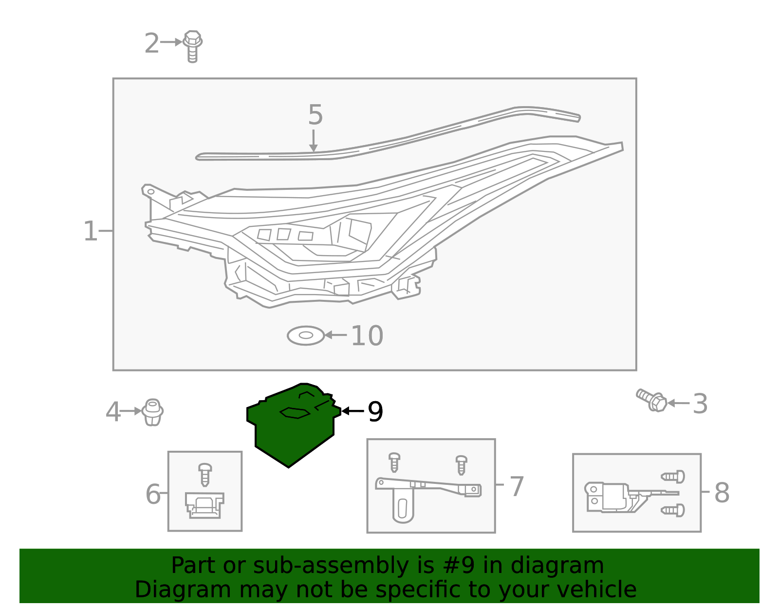 2020-2022 Toyota C-HR Module 81056-10B00 | Toyota Parts Center