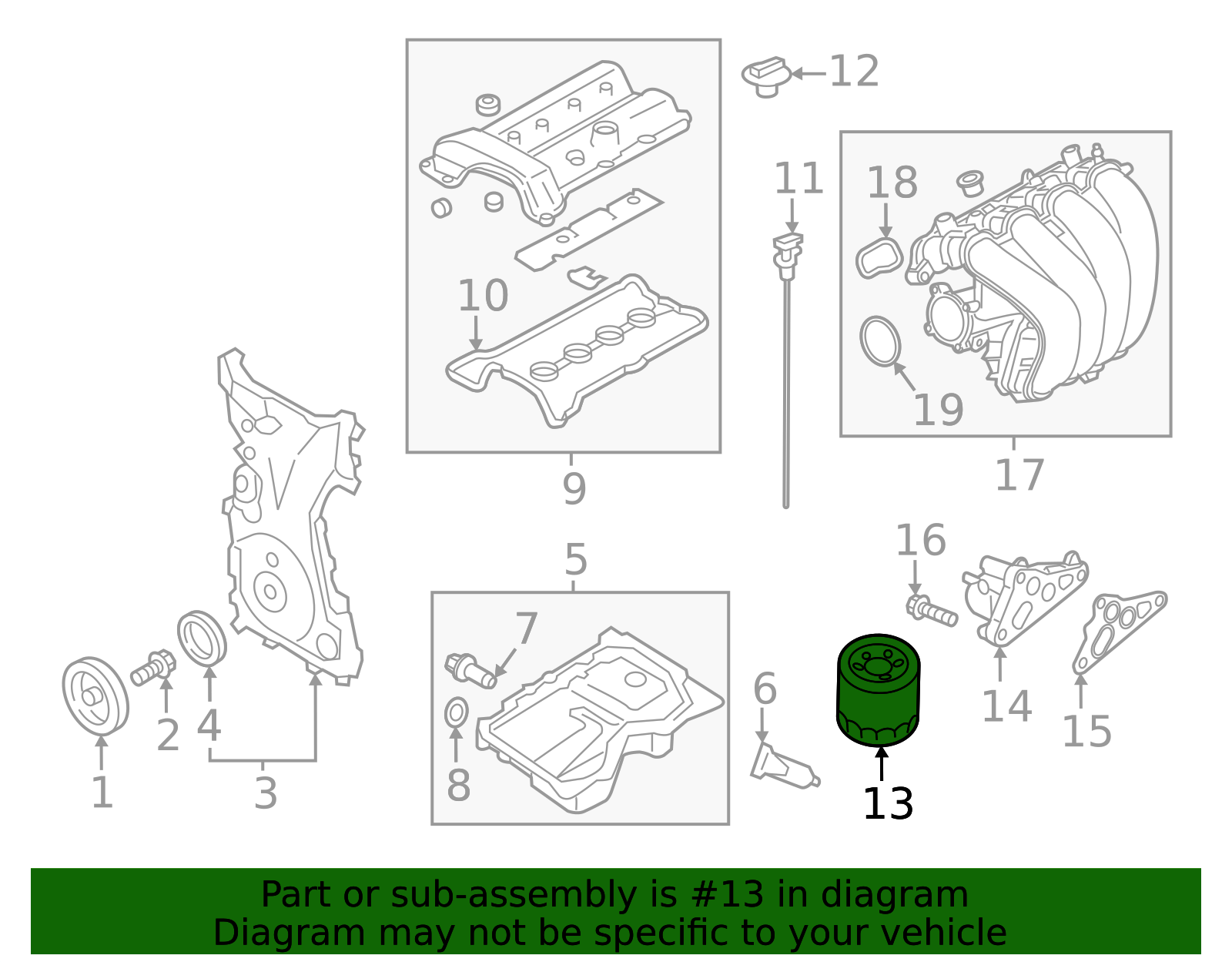 2024 Mazda MX-5 Miata Oil Filter PE01-14-302B-MV | Mazda Parts Deals