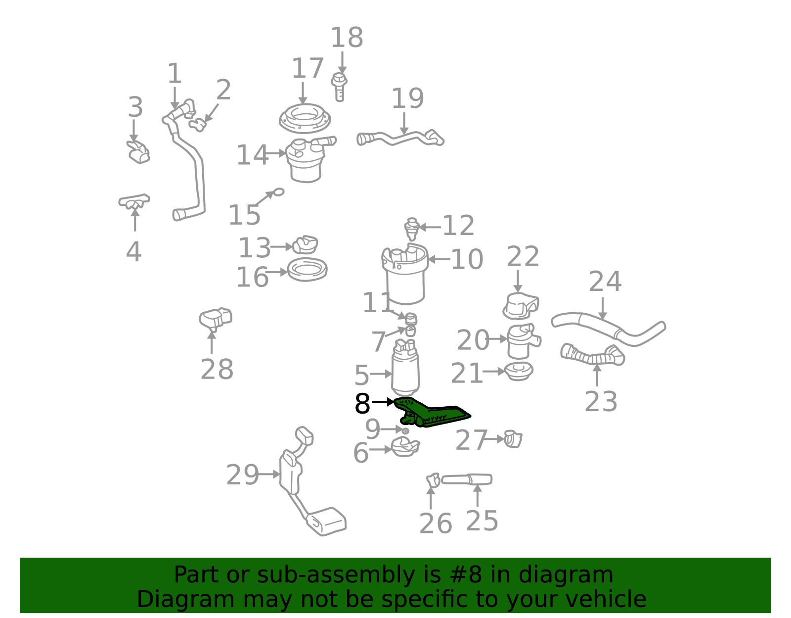 23217-23010 - Fuel Pump Strainer - OEMGenuineParts.com