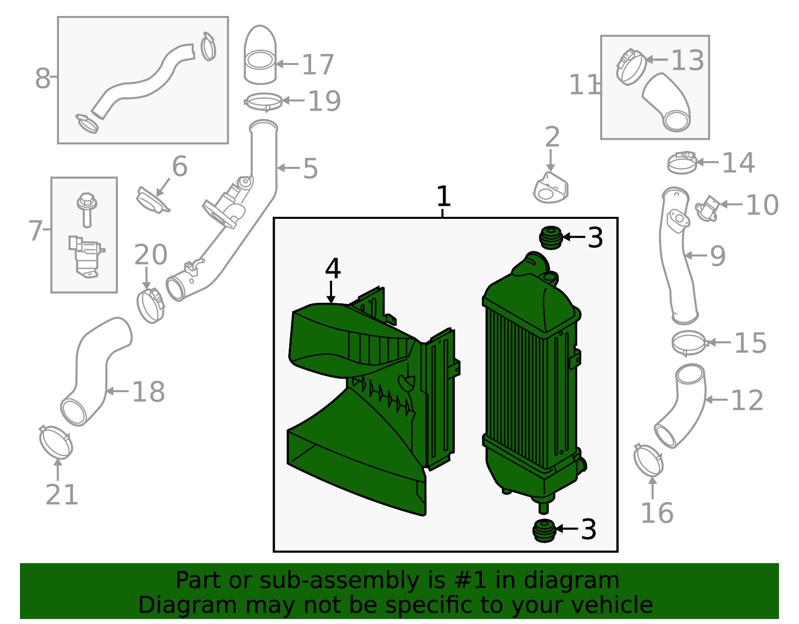 2013-2016 Hyundai Inter-Cooler 28270-2G300 | OEM Parts Quick