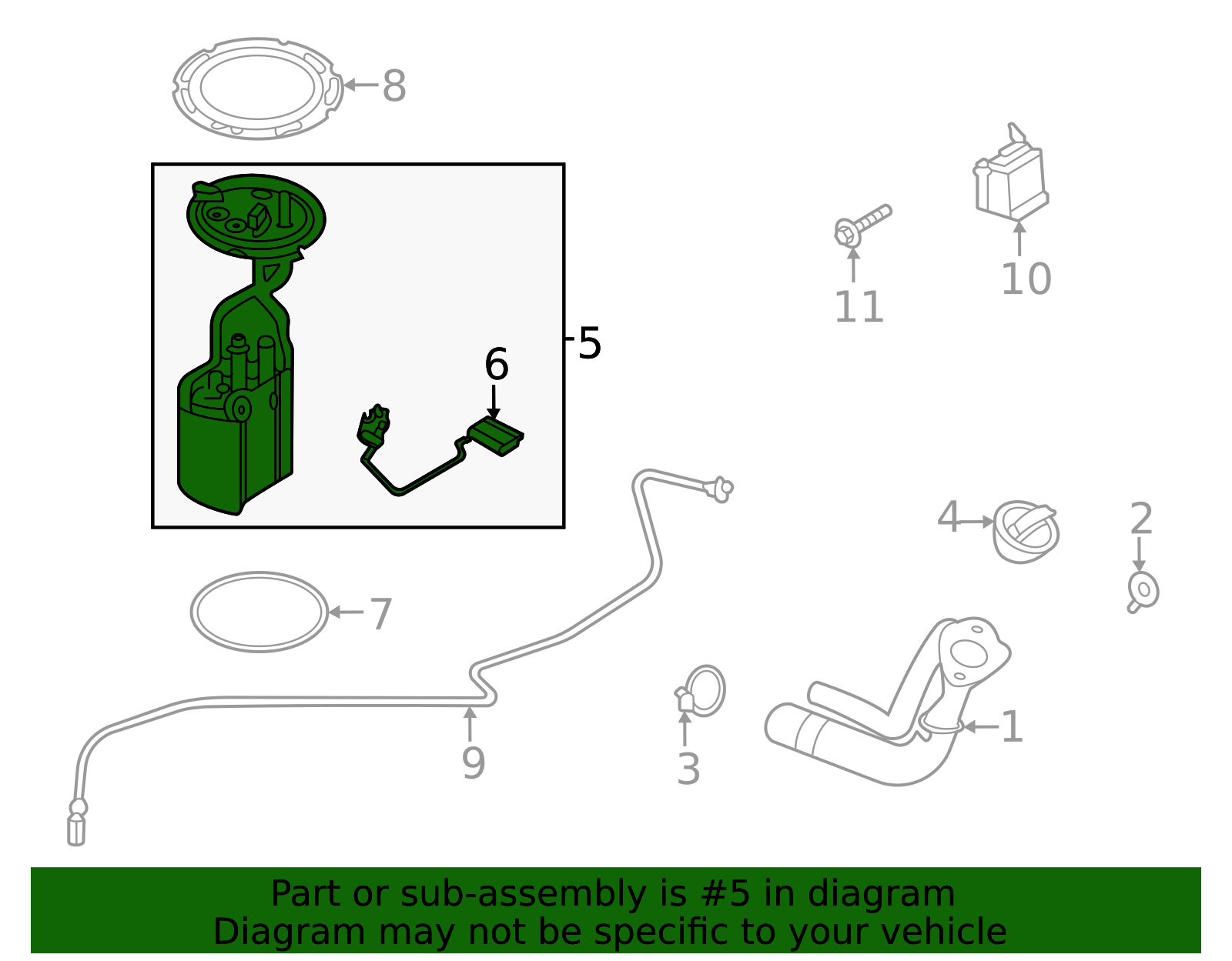 2020-2024 Ford Fuel Pump LC3Z-9H307-N | TascaParts.com