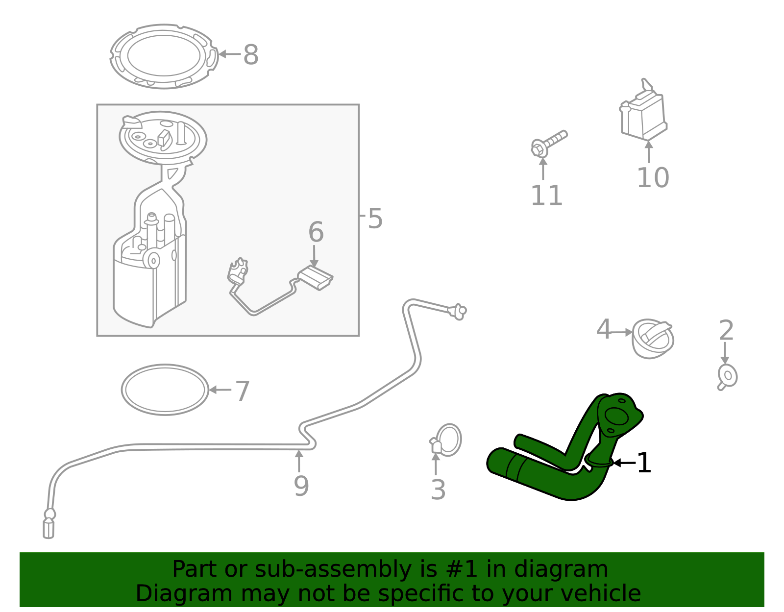 2020-2022 Ford Filler Neck LC3Z-9034-C | Ford OEM Parts Outlet