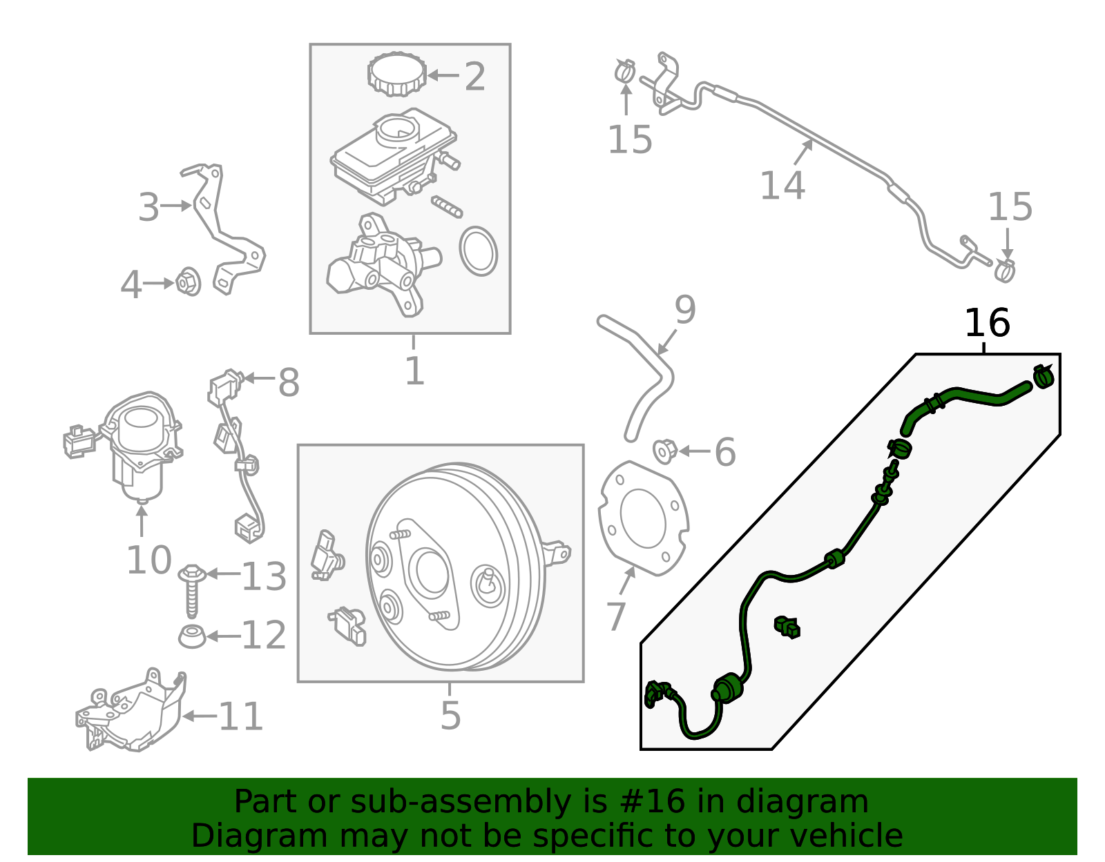 2016-2025 Mazda MX-5 Miata | Brake Vacuum Hose | N243-43-490 | Mazda ...