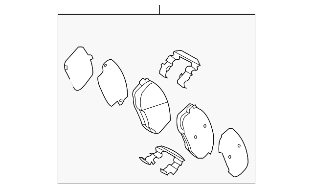 58101-A7A01 - Brake Pads Front 2017-2018 Kia | Kia.Parts Store