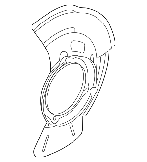 2014-2018 Kia Dust Shield - Driver's Side (LH) 51755-A7100 | TascaParts.com