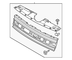 Front Grille Replacement - OEM Exterior Styling for Ford | AutoNation Parts