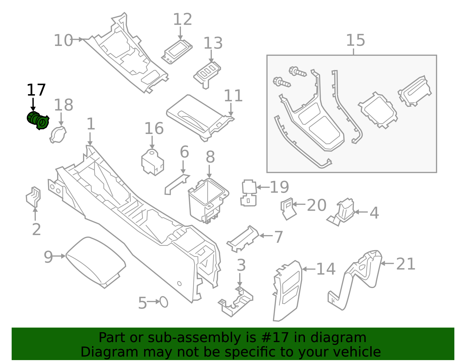 25331-6CA0A - 12 Volt Accessory Power Outlet 2013-2025 Nissan ...