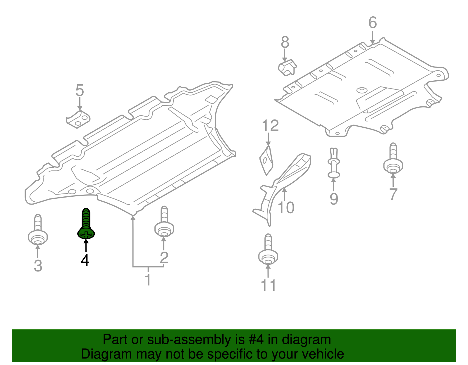 N-909-675-02 - Mount Bracket Mount Bolt 2008-2023 Audi | Audi OEM Parts