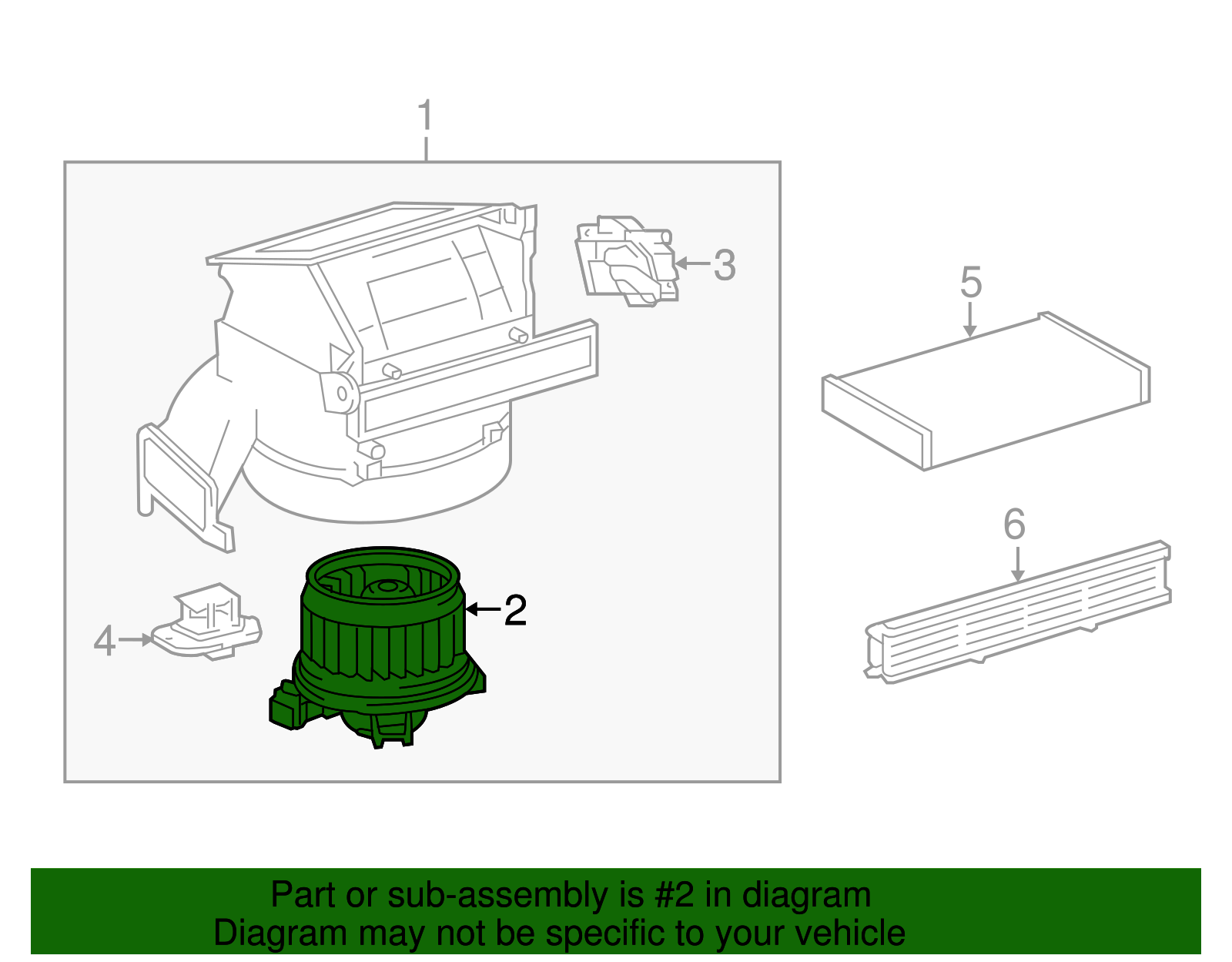 2012-2014 Toyota Yaris Blower Motor 87103-52180 | Toyota Parts Center