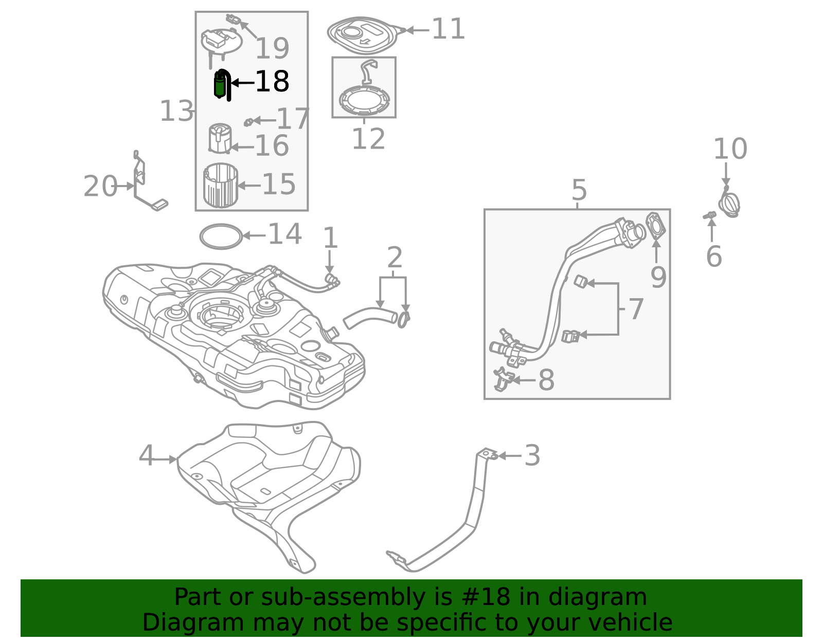 2021-2025 Hyundai Elantra Fuel Pump 31119-L1000 | MotorMotor