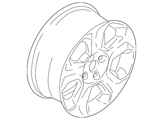 2018-2022 Ford EcoSport Wheel, Alloy GN1Z-1007-E | Awesome Parts Ford
