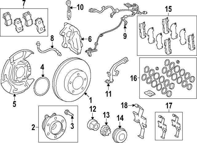 Genuine OEM Toyota Brake Pads Parts | Toyota Parts Center
