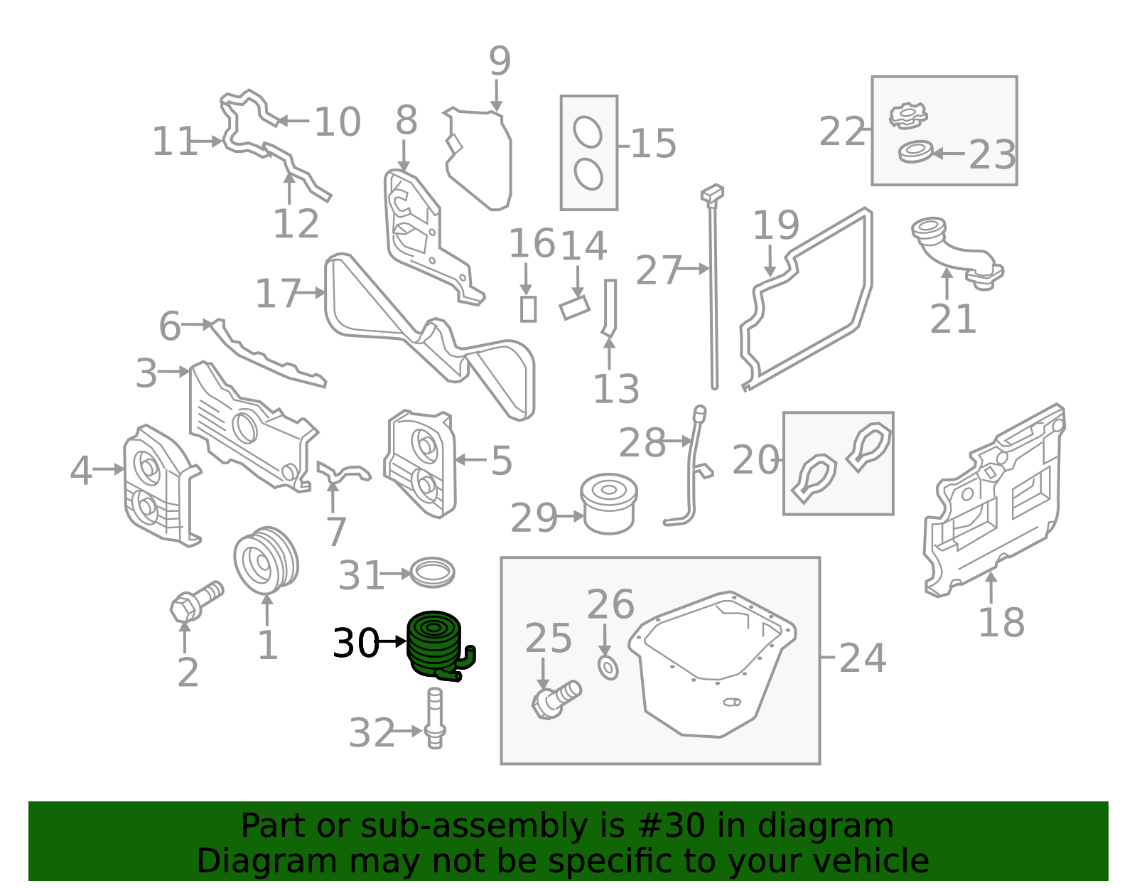 21311AA120 - 2006 Subaru Forester 2008-2014 Impreza 2015-2020 WRX STI ...