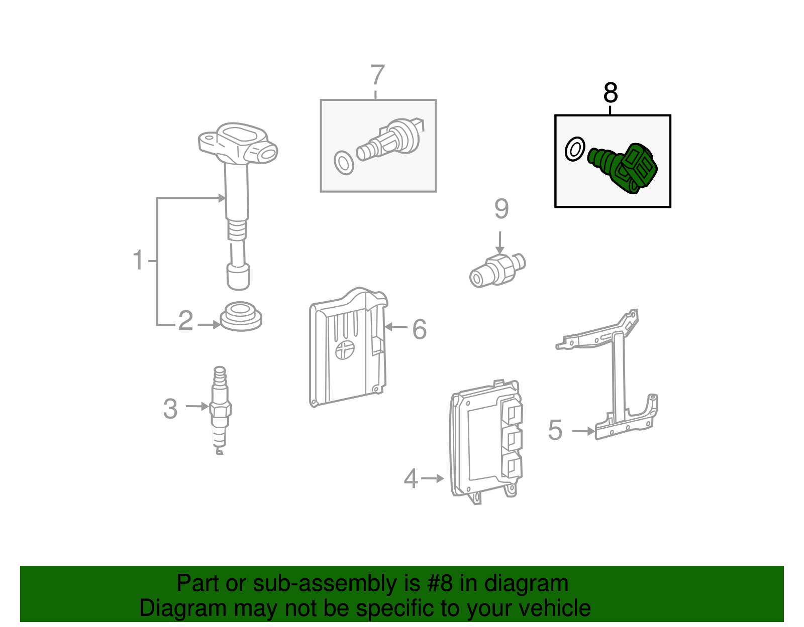 37510-R40-A01 - Sensor Assembly Tdc - 2008-2015 Honda | Genuine Honda Parts