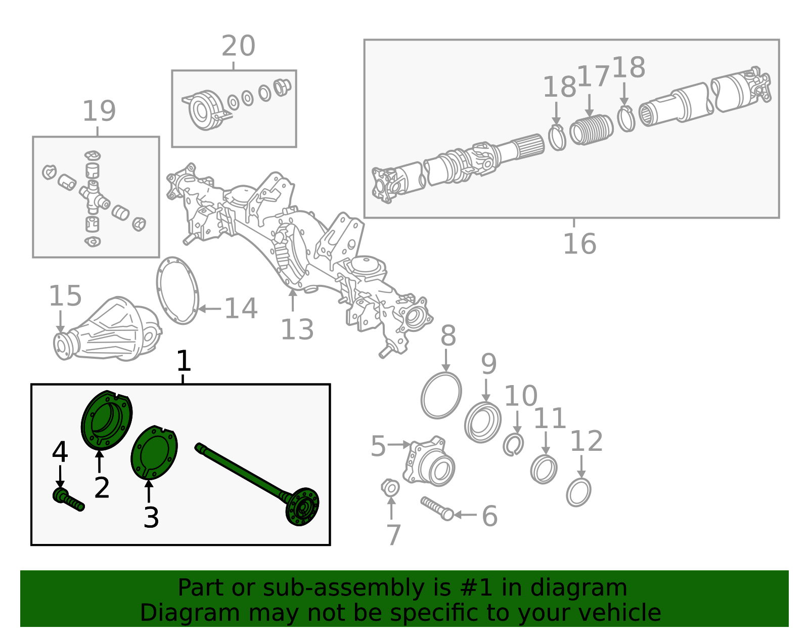 2022-2026 Toyota Tundra Axle Shaft 42301-0C032 | Toyota Parts Center