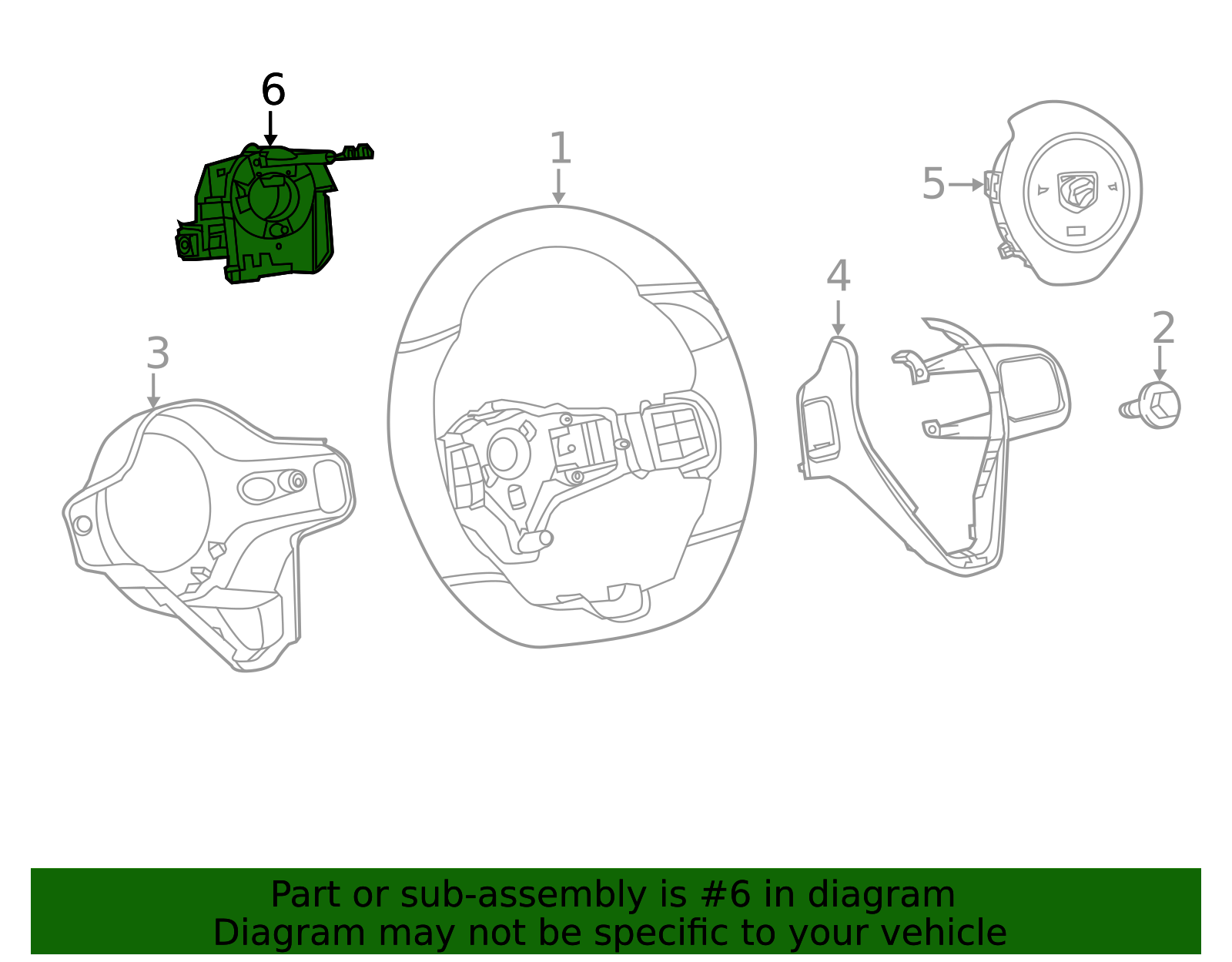 Clock Spring 68528300AA | Mopar Parts Canada