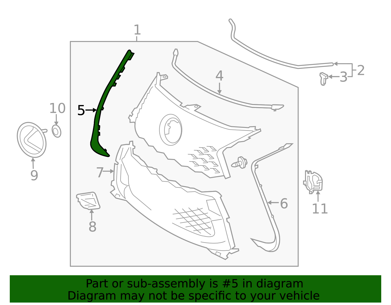 2016-2020 Lexus Side Molding 52712-30120 | OEM Parts Online