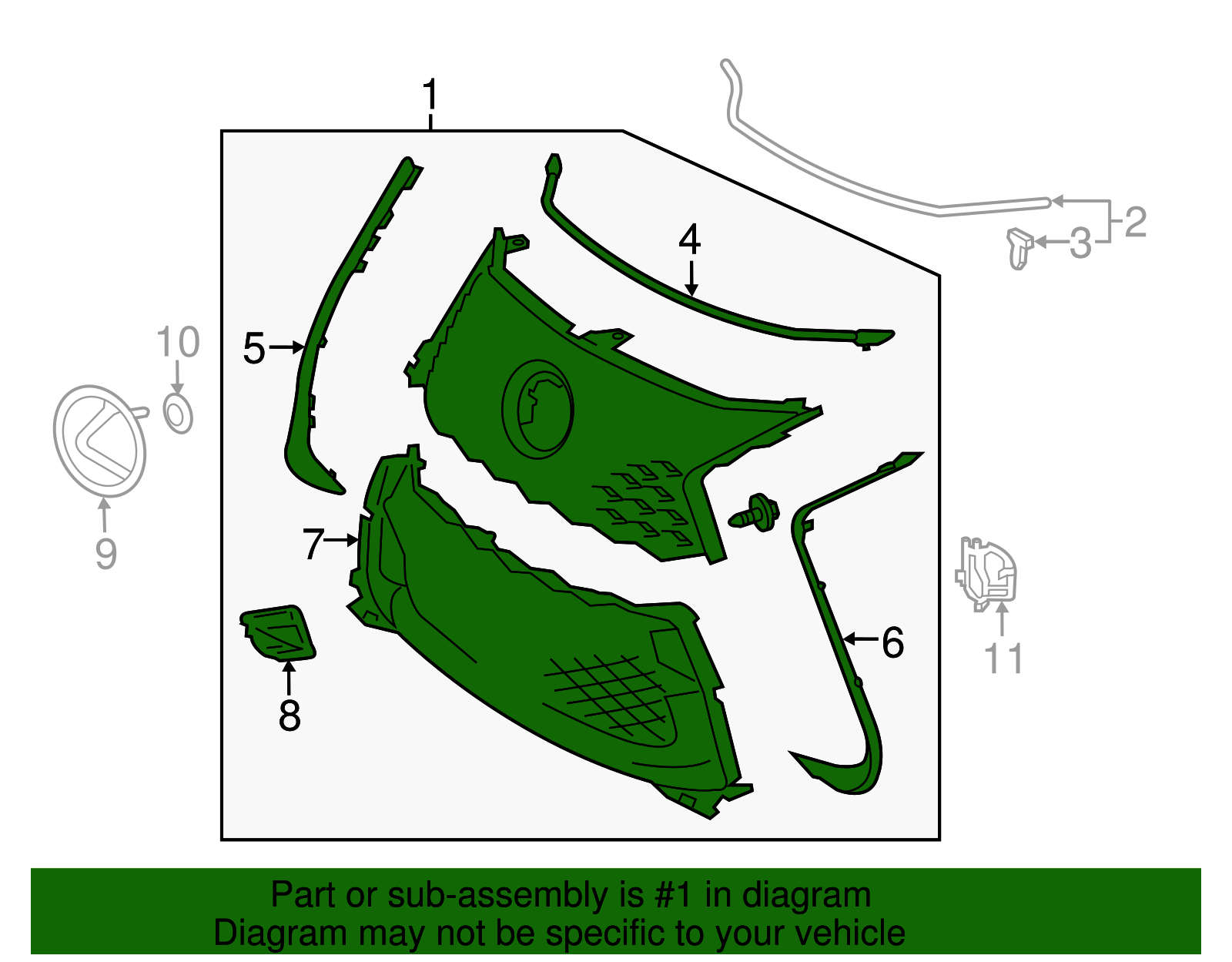 53101-30880 - Grille Assembly - 2016-2020 Lexus | My L Parts