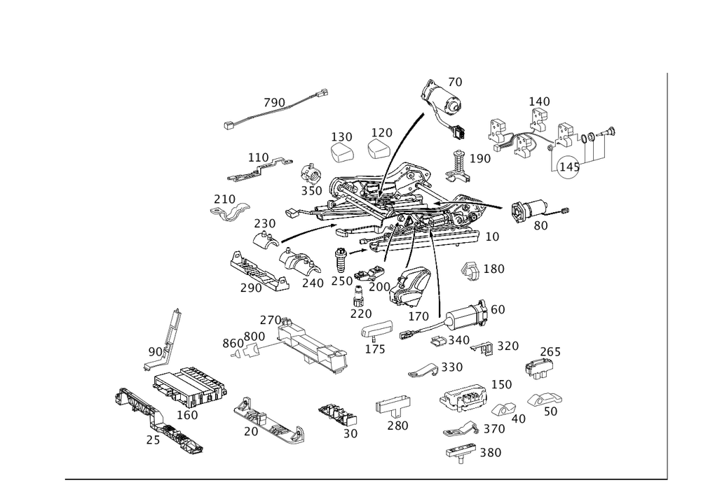 012-820-75-10 - Parts Kit, Bearing Bolt 1994-2012 Mercedes-Benz ...