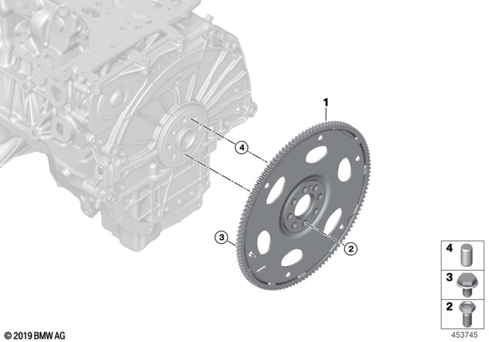 11228612144 - BMW Flywheel Automatic Retail Performance Auto Parts
