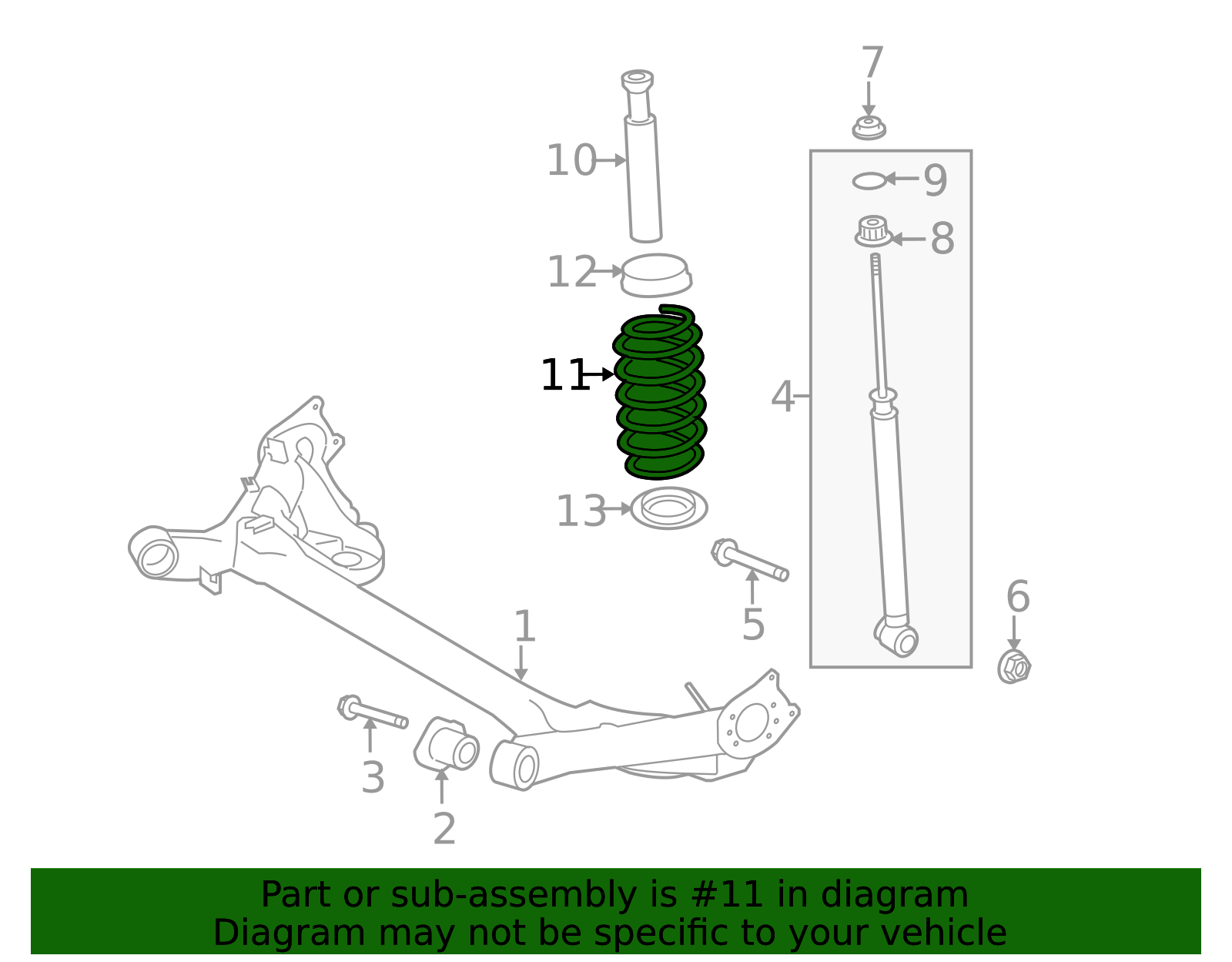 Genuine Official Toyota Coil Spring (Left, Right, Rear) part# 48231 ...