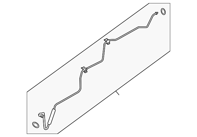 2018-2023 Ford Mustang | Evaporator Tube | JR3Z-19835-H | Walls' Ford Parts