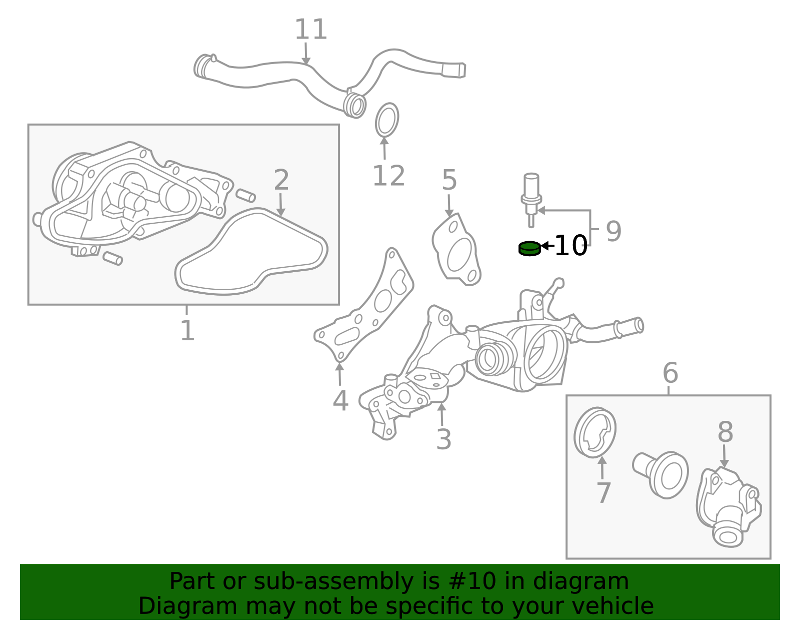 2006-2025 Honda Temp Sensor O-Ring 91307-RTA-005 | Honda Factory Parts