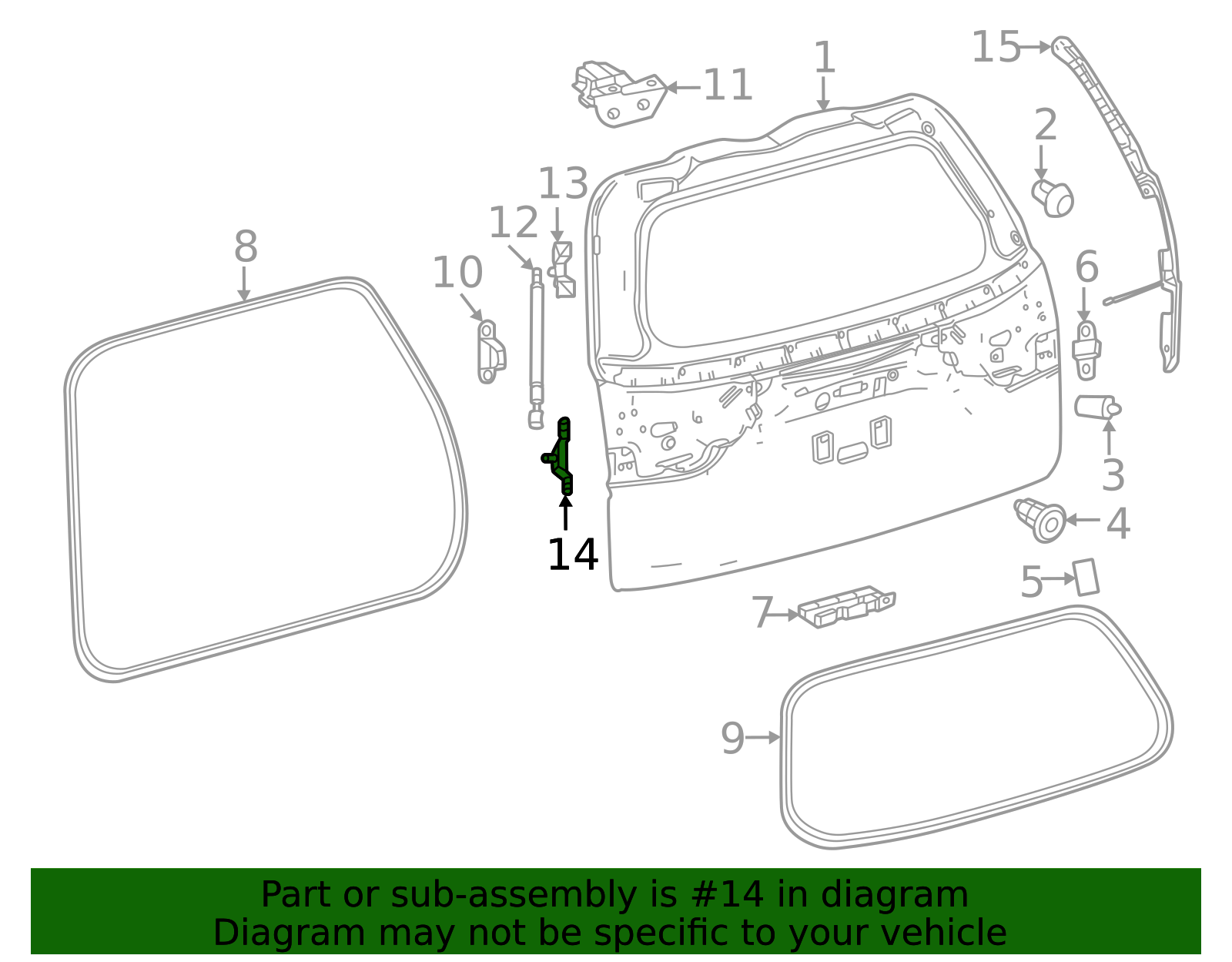 2023-2025 Toyota Sequoia Support Cylinder Lower Bracket 68948-0C010 ...