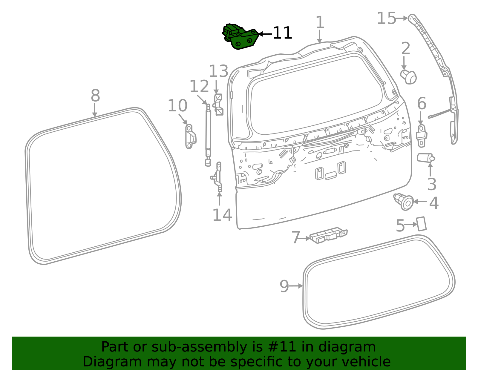 2023-2025 Toyota Sequoia Hinge 68810-0C060 | Toyota Parts Center