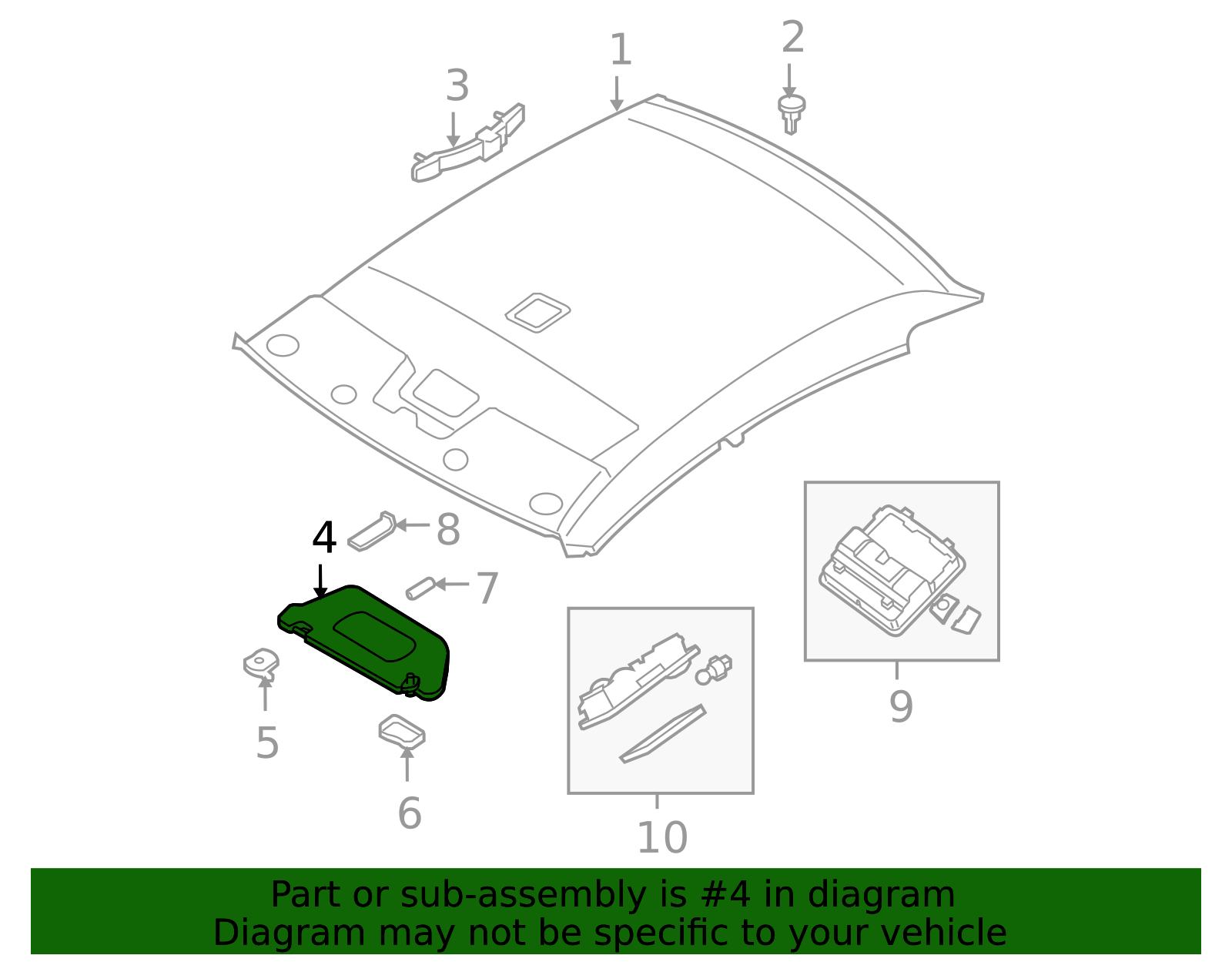Sun Visor – Block Glare with Factory Precision | AutoNation Parts