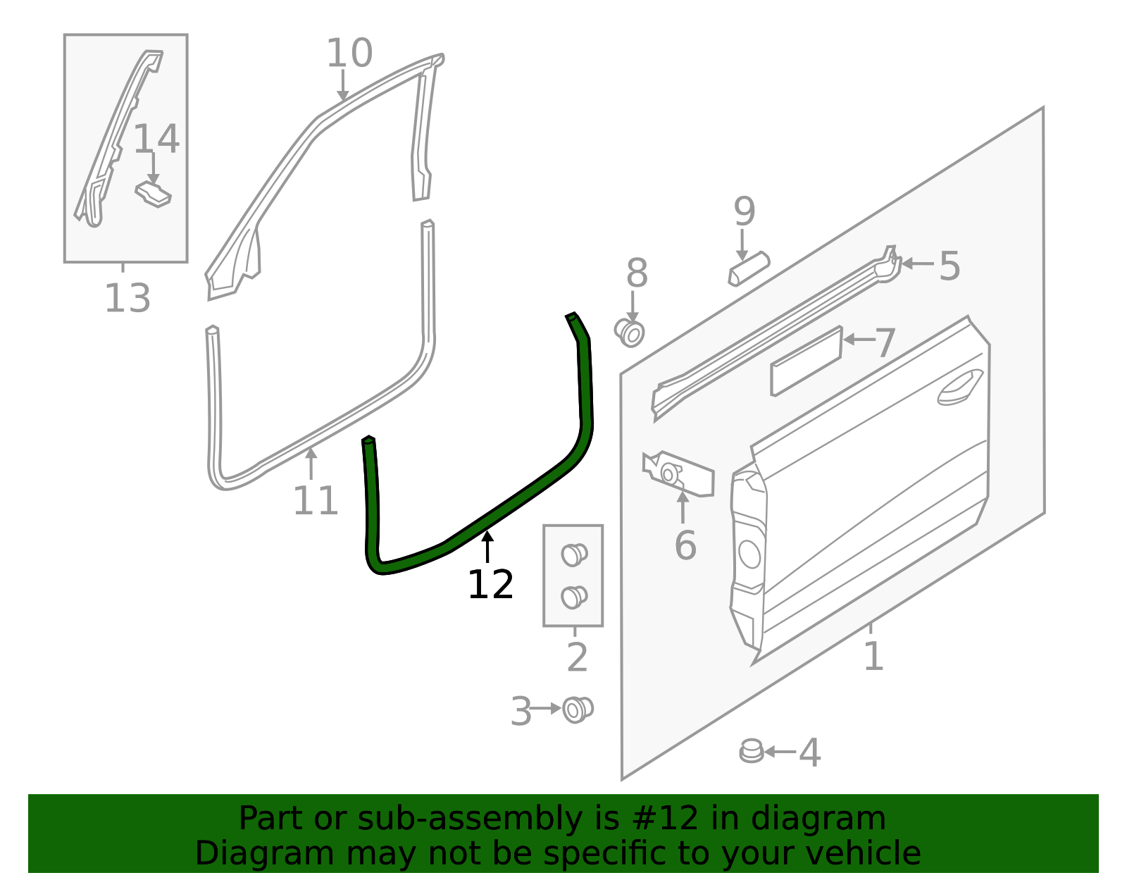 Door Seal – OEM Weatherproofing for a Quieter Ride | AutoNation Parts