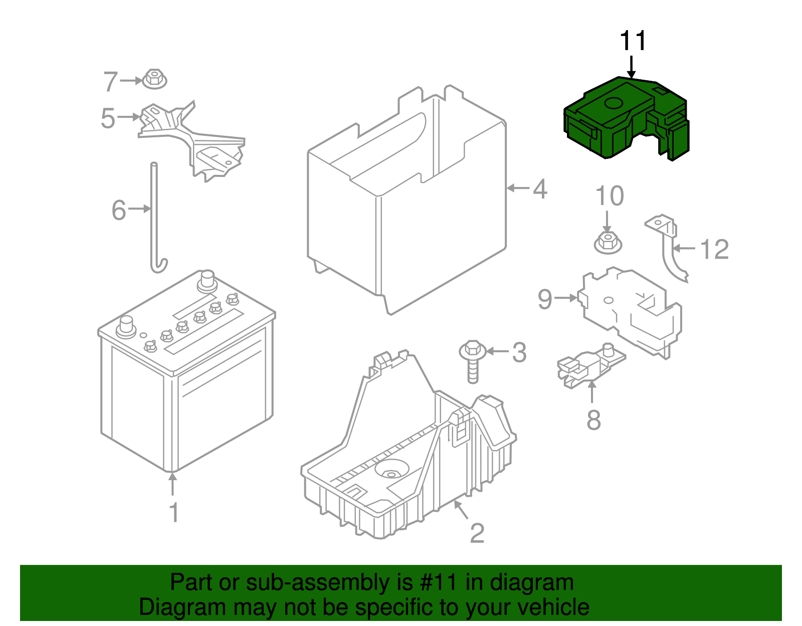 2016-2025 Mazda MX-5 Miata Battery Terminal Cover N243-67-KB1A ...