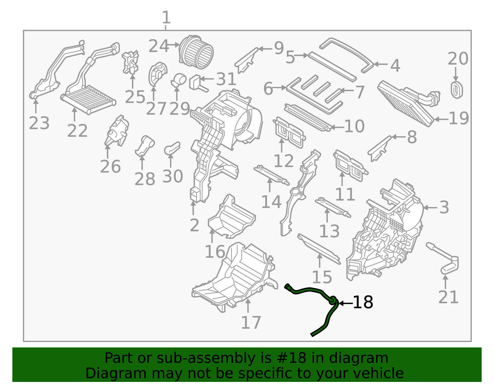 97173-E4000 - Drain Hose 2015-2019 Kia Soul EV | Kia.Parts Store