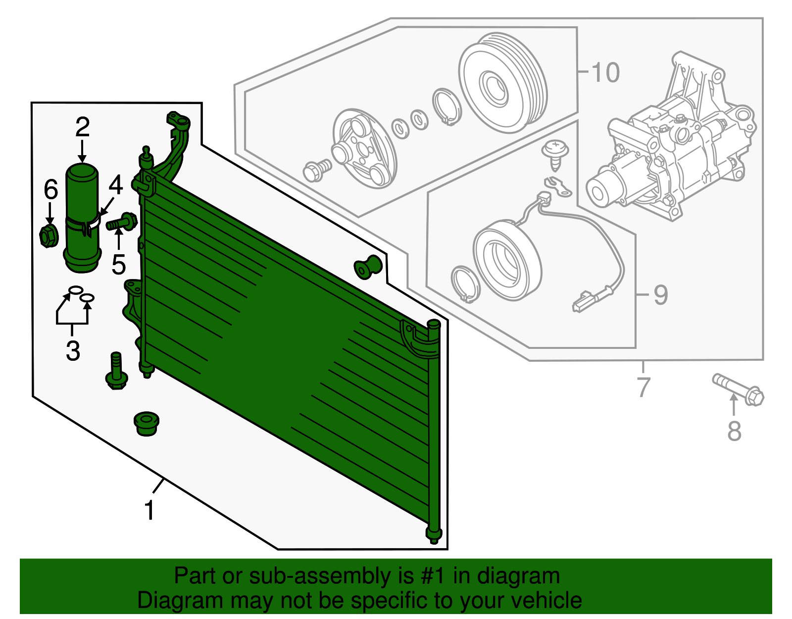 2011-2014 Mazda 2 Condenser DF71-61-480C | OEM Parts Online