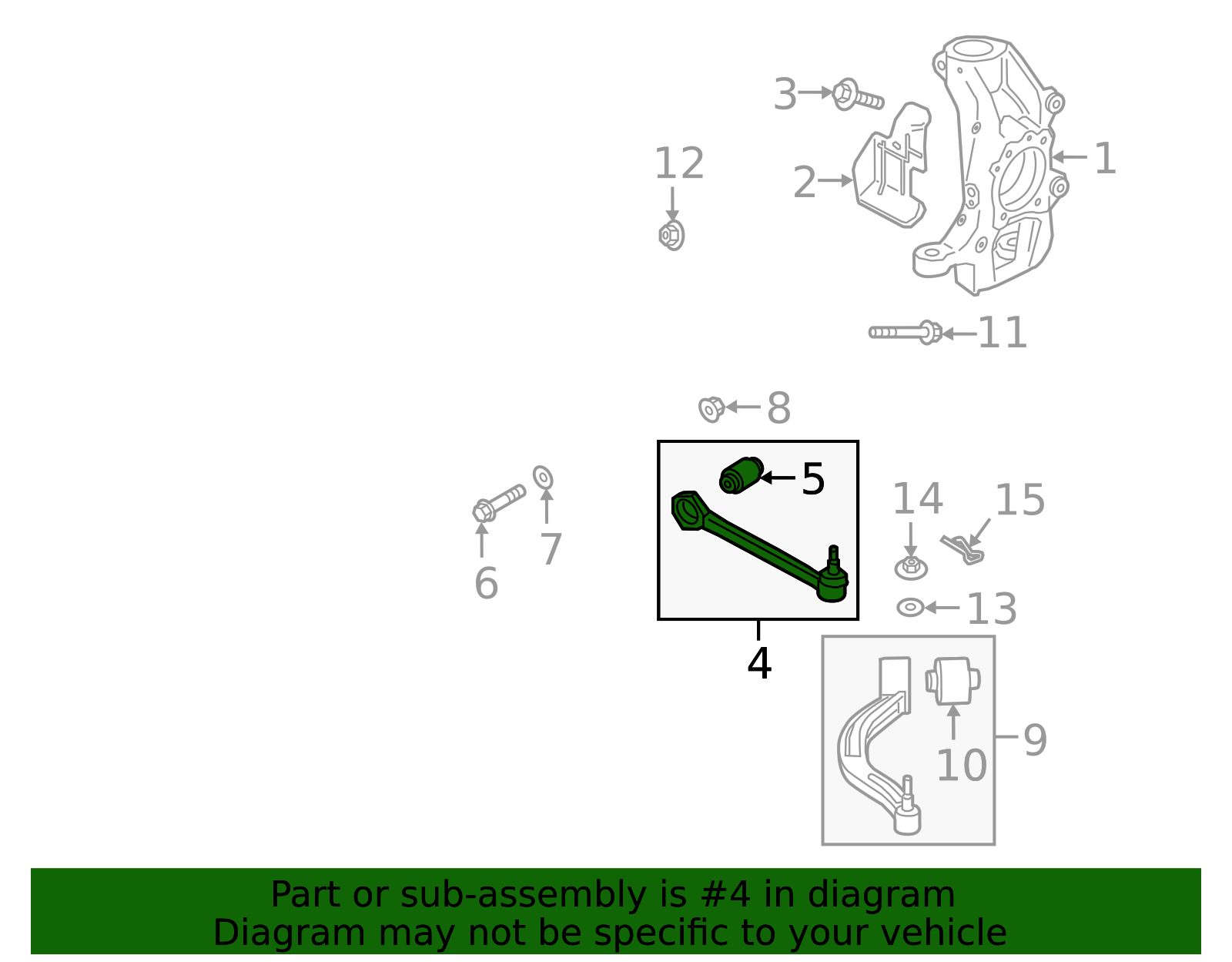 54500-J5000 - Lateral Arm 2018-2023 Kia Stinger | Kia.Parts Store