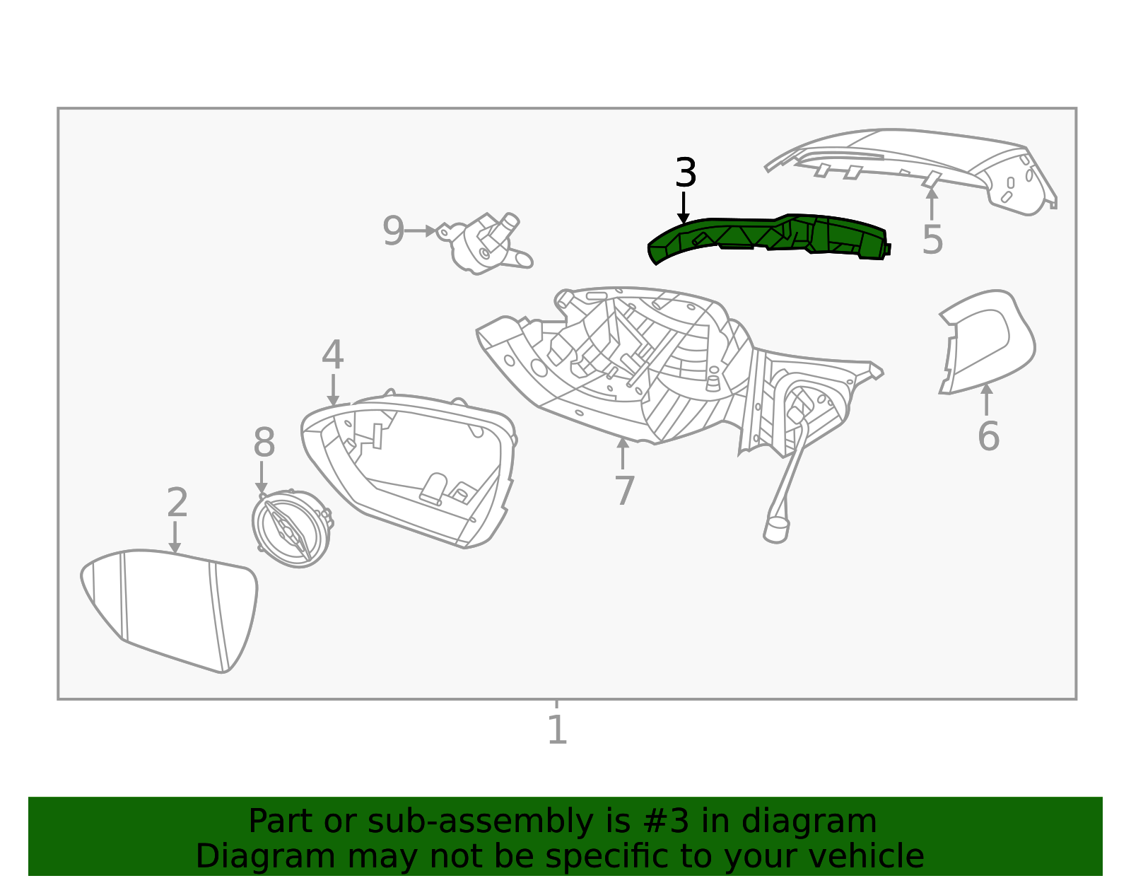 87614-N9000 - High-Quality Signal Lamp for 2022-2025 Hyundai Tucson ...