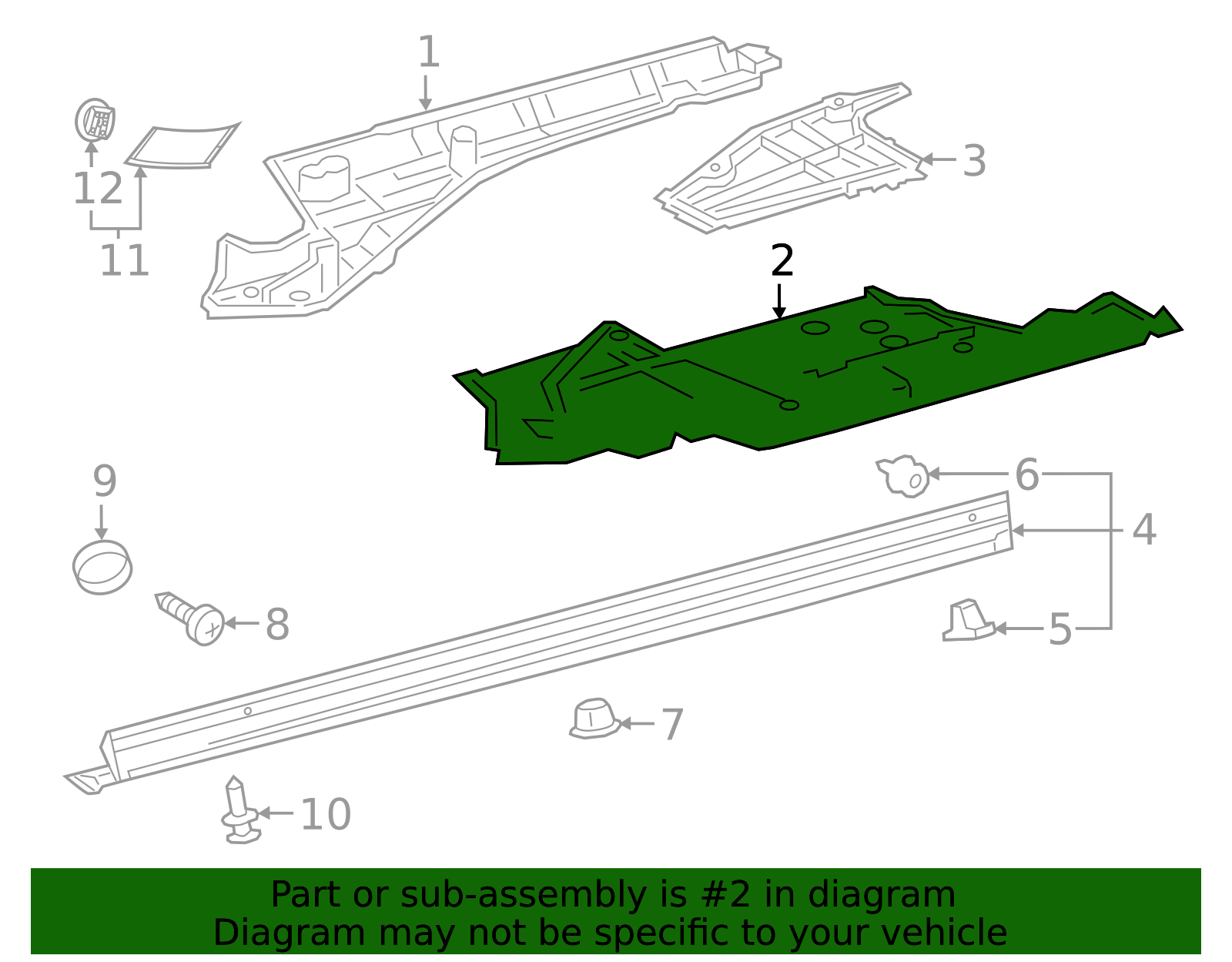 58166-0R020 - Under Cover - 2019-2025 Toyota RAV4 | OEM Genuine Toyota ...