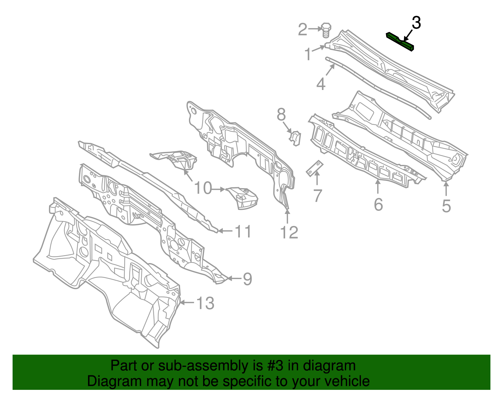 2011-2020 Infiniti Spacer 66875-6JF0A | Faulkner Infiniti of Willow Grove