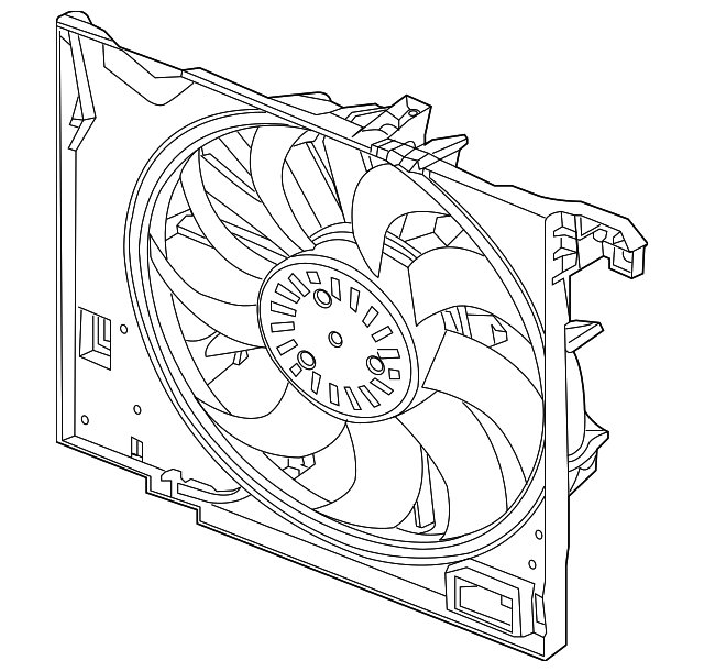 2010-2019 Jaguar Fan Assembly C2D38737 | JaguarParts.com