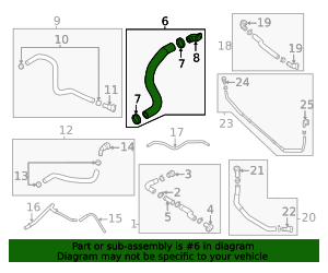 25415-T6500 - High-Quality Lower Hose for 2025 Genesis GV80 Coupe ...