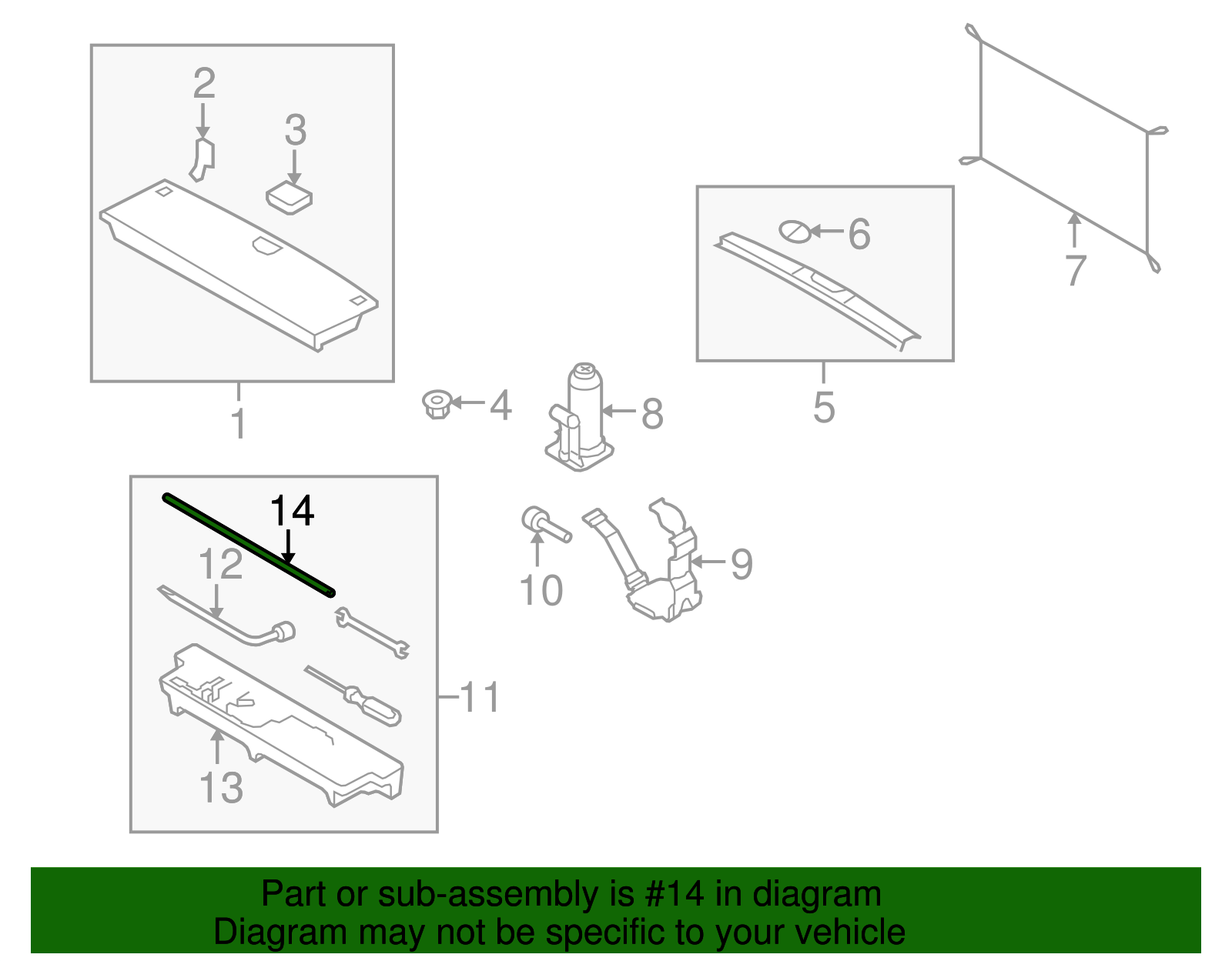 2009 Kia Borrego | Extension Rod | 09121-2J000 | Kia Auto Parts