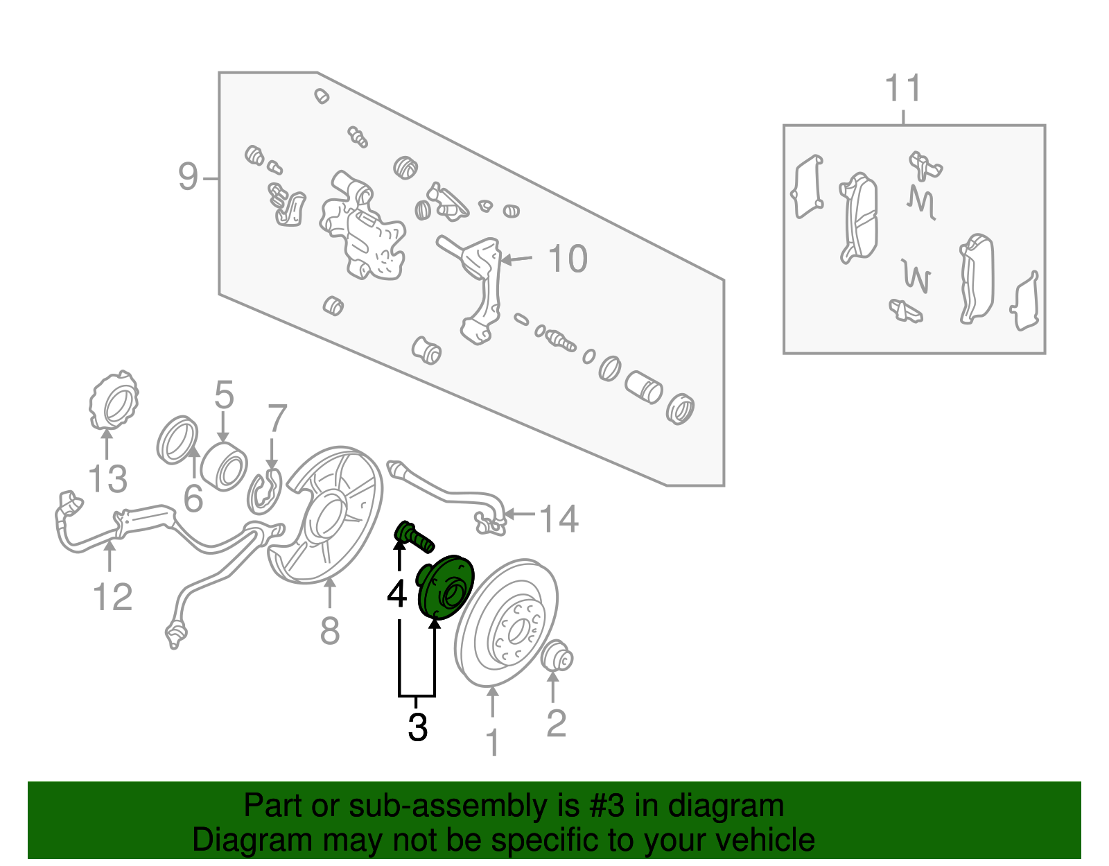 1990-2005 Mazda Front Hub B01A-33-060A | Mazda Parts Deals