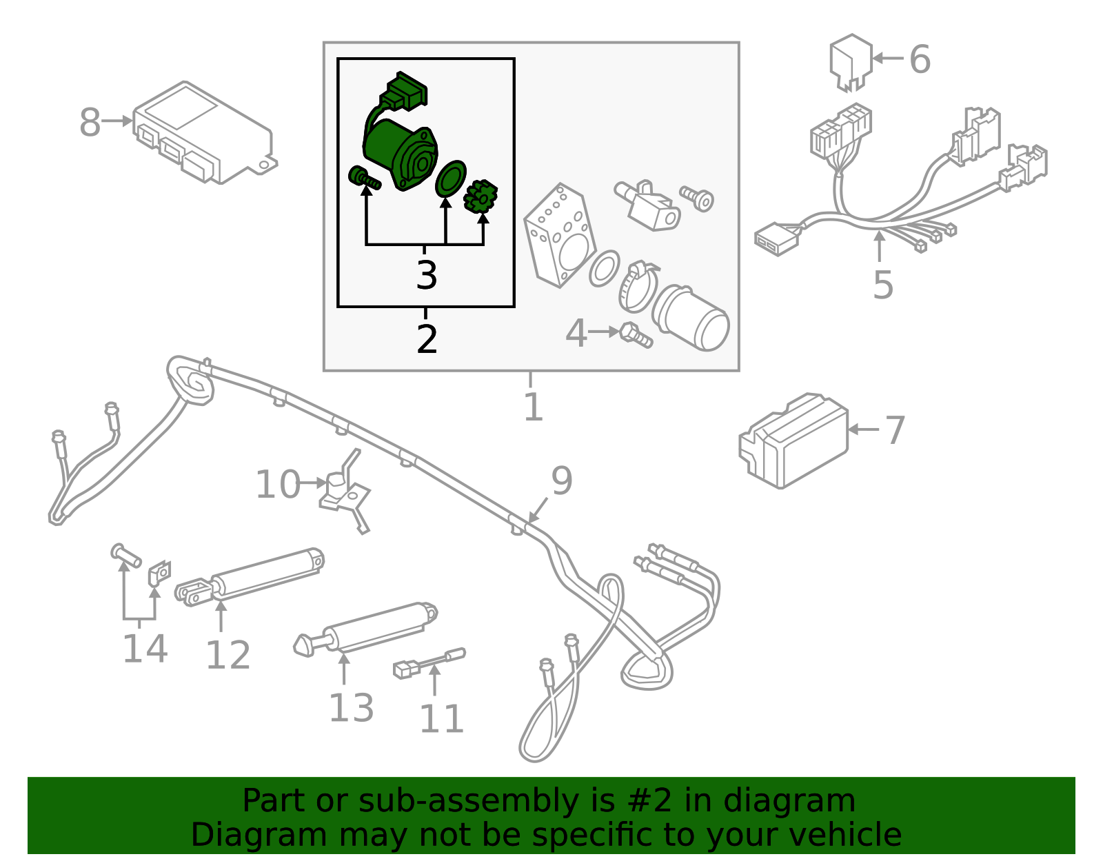 8W7-898-997 - Convertible Top Motor 2018-2024 Audi | Audi OEM Parts Guy