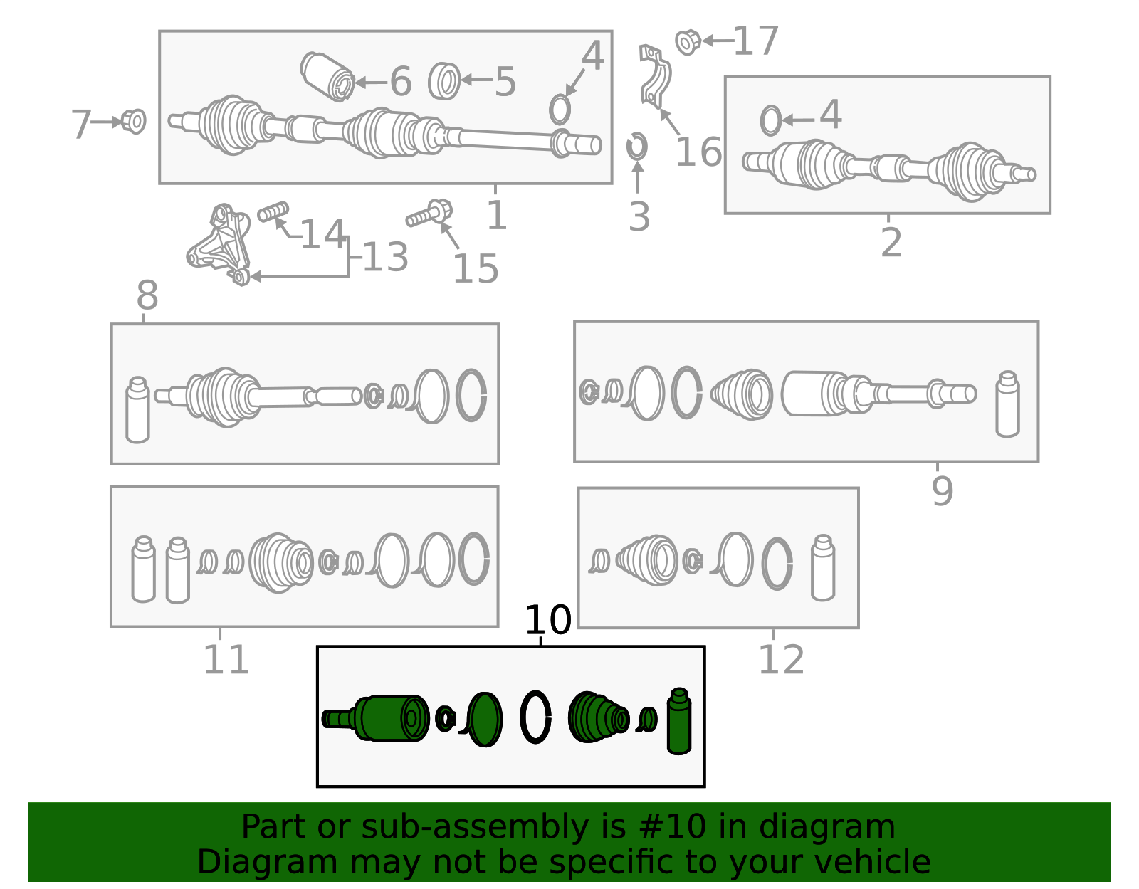 FTH3-22-620 - 2018-2024 Mazda - Inner Joint Assembly | Mazda Part Direct