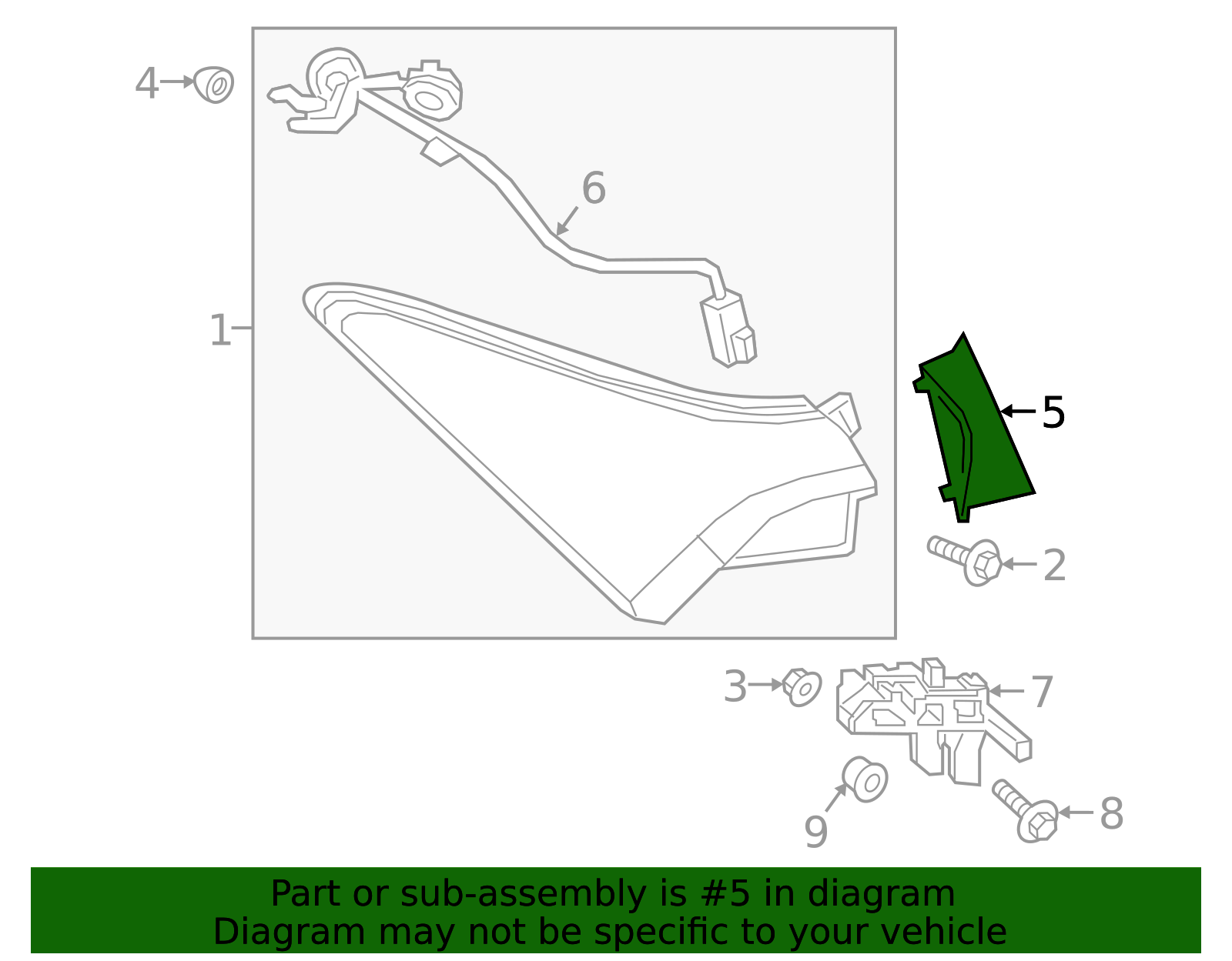 Tail Light Cover 81497-07010 | OEM Parts Online