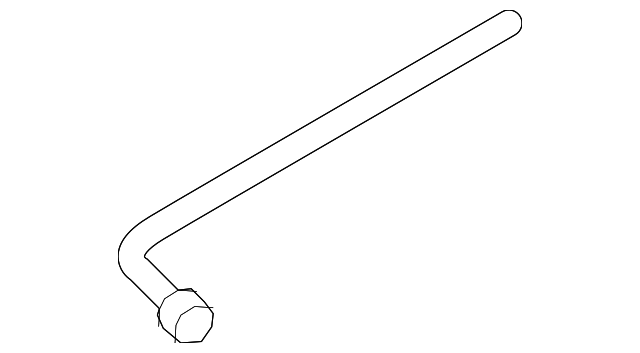 2003-2025 Nissan Wheel Lug Wrench 99545-0U000 | TascaParts.com